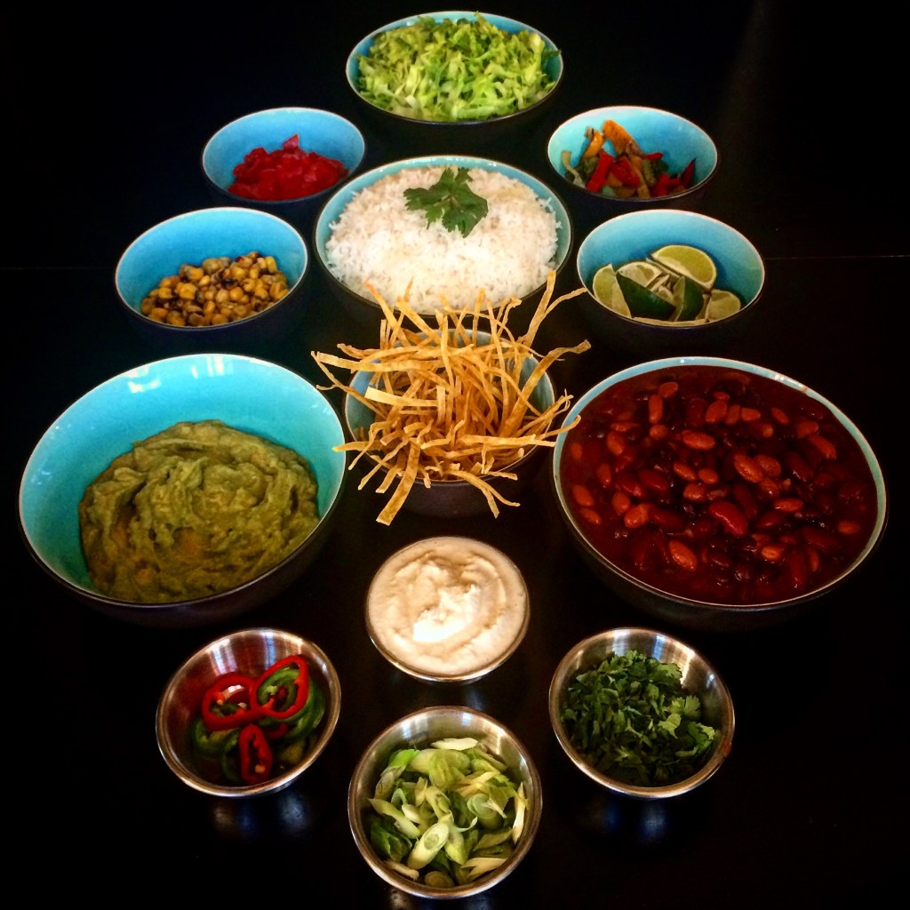 Build Your Own Burrito Bowl – Little Blue Plates